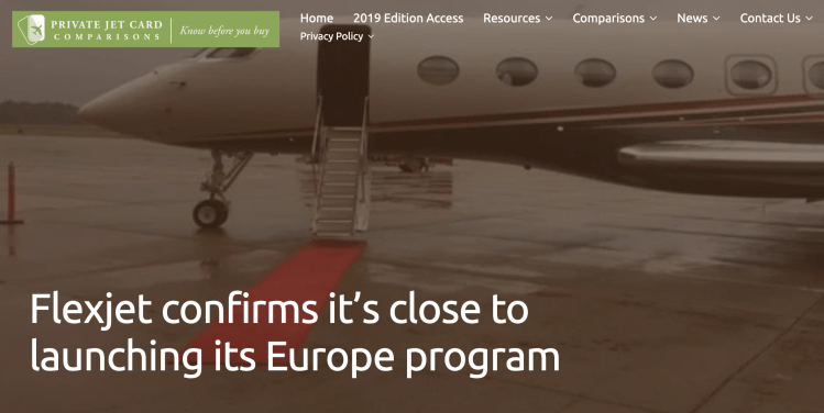 Flexjet opens London showroom; appoints ex-NetJets' exec MD Europe