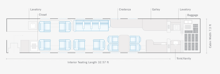 Compare the large cabin options from NetJets, Flexjet and VistaJet