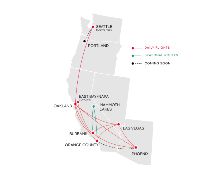 JetSuite's JSX adds Phoenix to Orange County nonstop flights