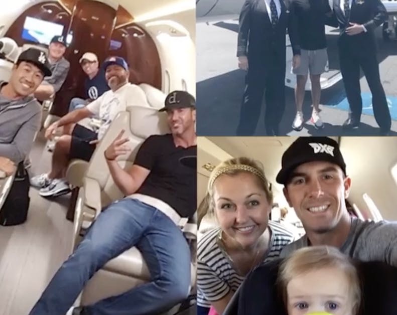 NetJets celebrates the PGA's return via an Instagram video