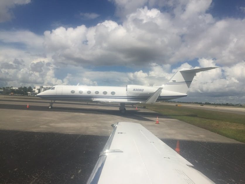 A carbon offset calculator for private jet travelers is now available