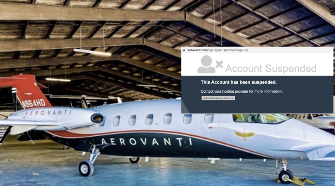 AeroVanti goes offline, faces new lawsuit for $1.35 million