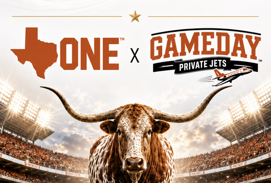 Longhorn booster club Texas One, Game Day Private Jets partner