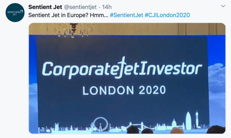 Is Sentient Jet launching a jet card in Europe?