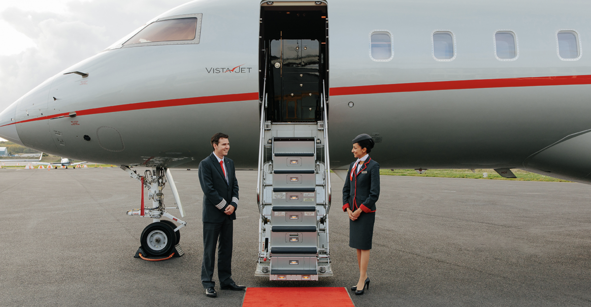 Not NetJets. VistaJet's Thomas Flohr shades his private jet rival